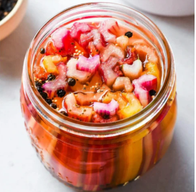 Pickled Rainbow Chard Stems – vomFASS Madison University Avenue